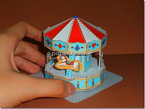 paper reverie: Papercraft: Merry-Go-Round